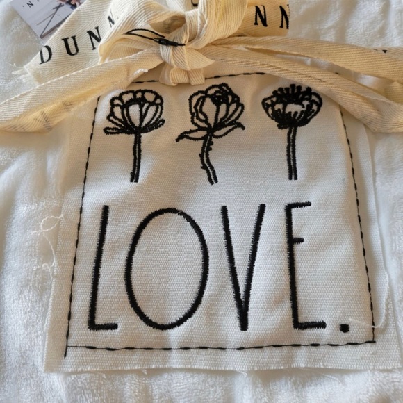 Rae Dunn | Bedding | Rae Dunn Love White Plush Blanket 5 X 60 | Poshmark
